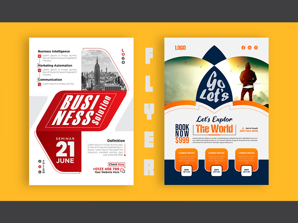 Professional business flyer catalog design | Upwork