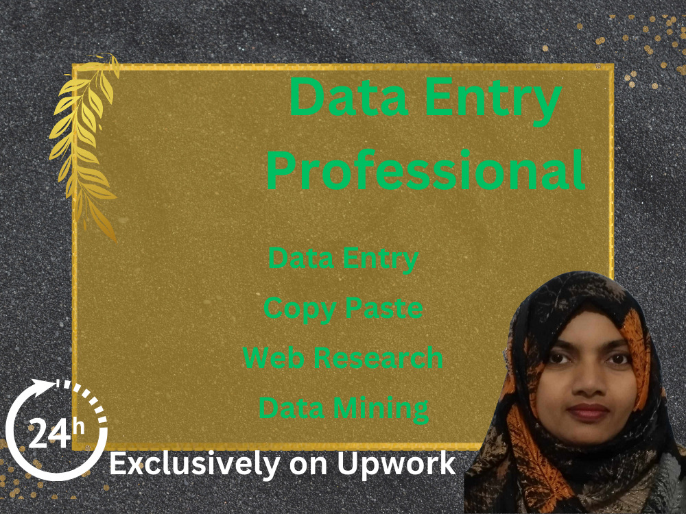 Data entry, web research, web scraping, copy-paste services | Upwork