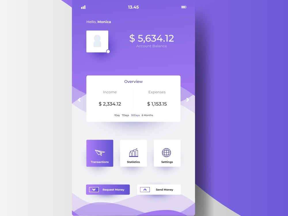 Bank apps user interface design | Upwork