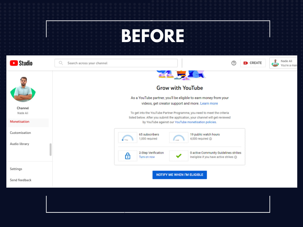 YouTube Subscriber Boost and Channel Monetization | Upwork