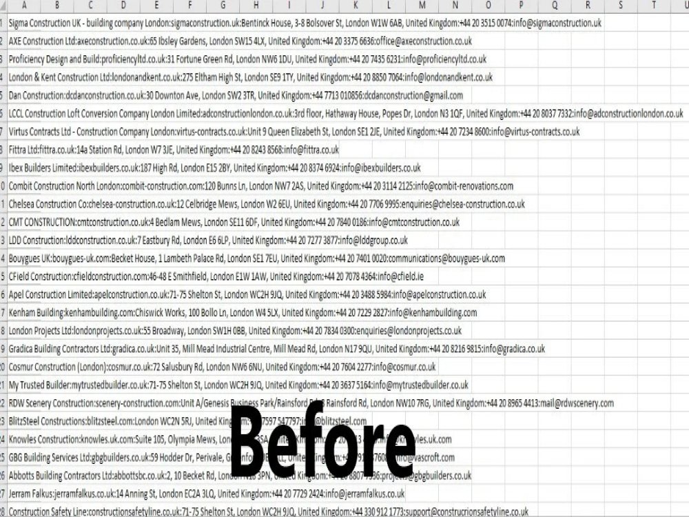 Fasted excel data entry in one day and lead generation | Upwork