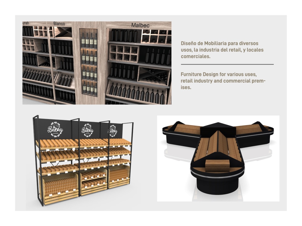 Furniture design, render and production plans | Upwork