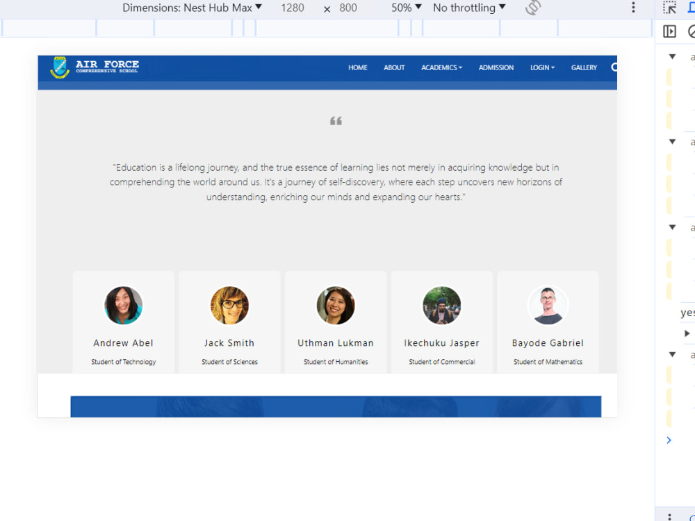 School management system portal and website | Upwork