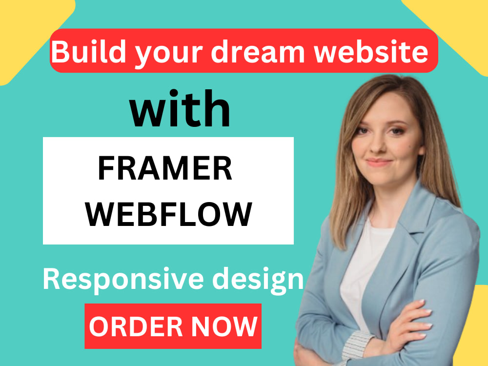 Design webflow framer website figma to webflow or framer | Upwork