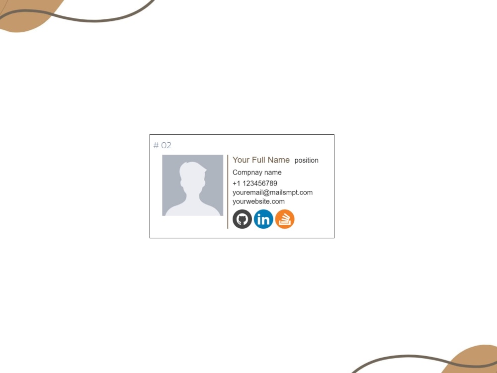 Simple Clickable HTML Email Signature | 1 to 2 hours delivery | Upwork