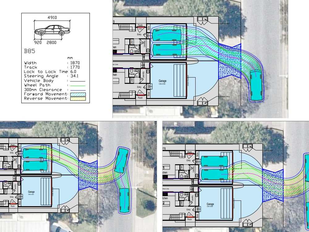 A Swept Path Analysis using AutoTurn/AVT of your project | Upwork