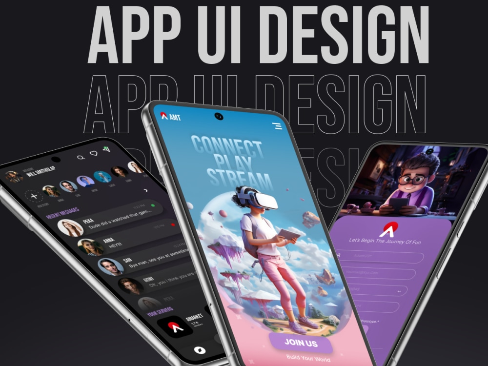 A striking UI/UX design for mobile apps in Figma(Codeless) | Upwork