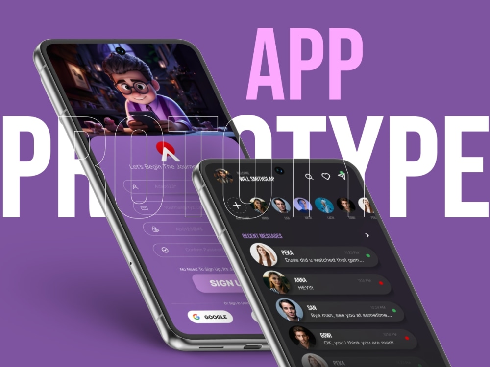 A striking UI/UX design for mobile apps in Figma(Codeless) | Upwork