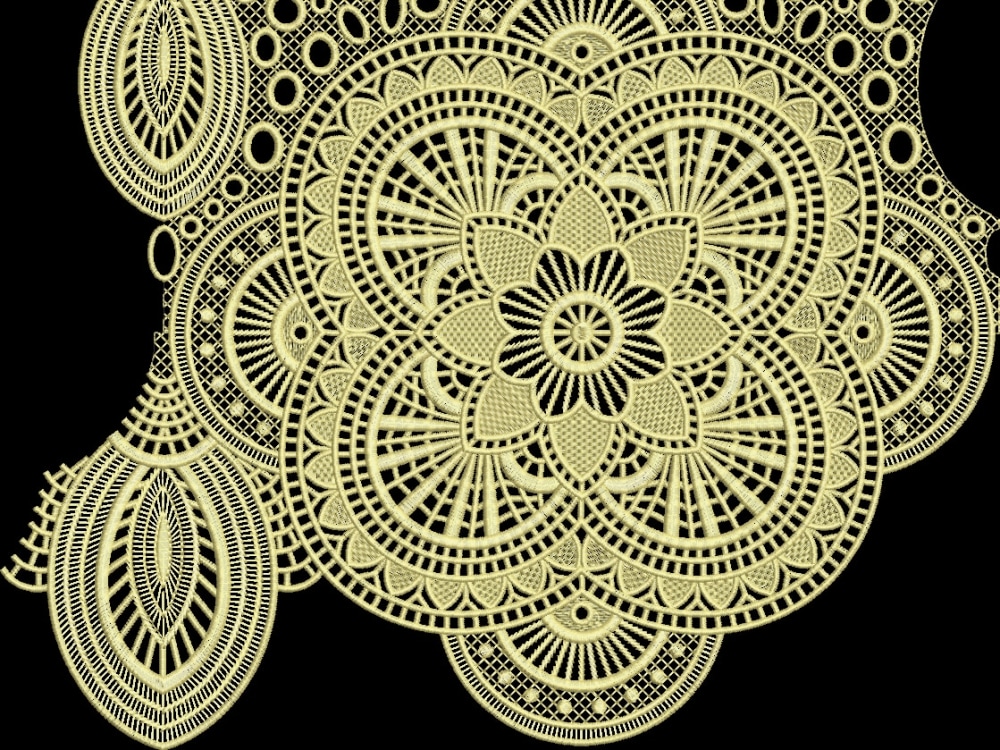 EMBROIDERY DESIGNS FOR TULLE | Upwork