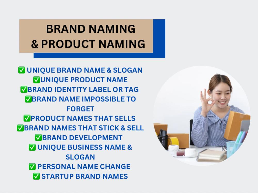 A unique brand name that is easy to remember and impossible to forget ...