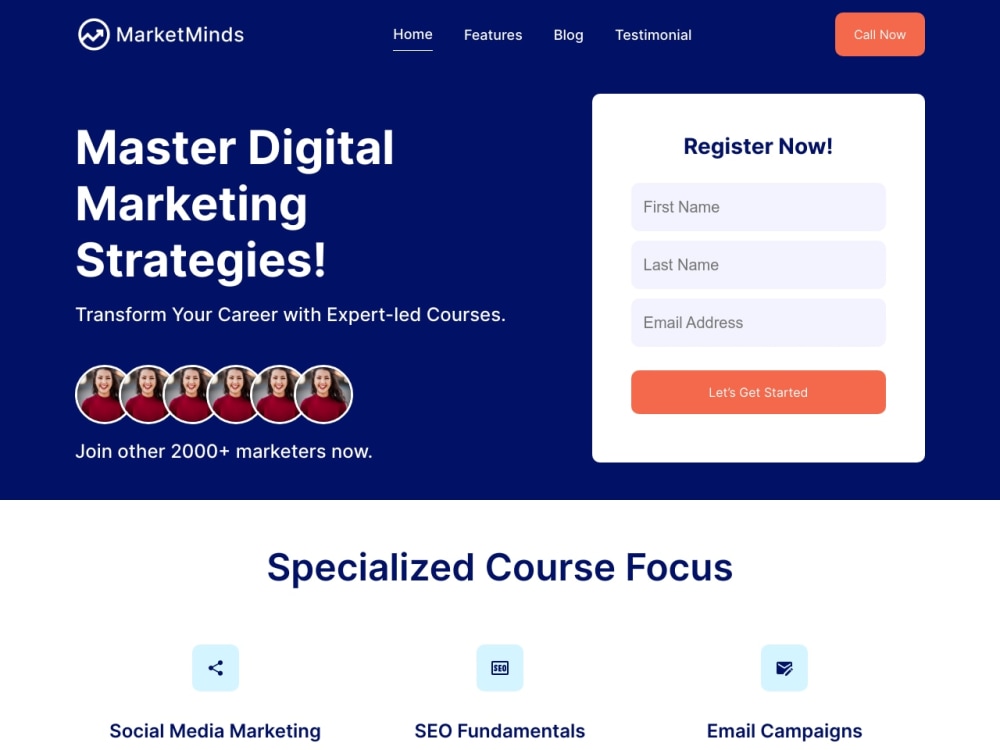 Custom Landing Page Design Service - Your Vision, Our Expertise! | Upwork