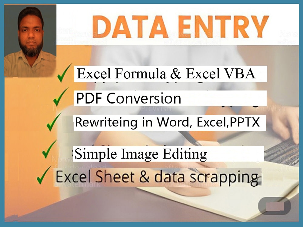An expert in Excel and Data Entry | Upwork
