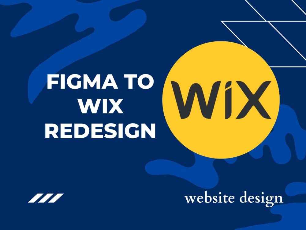 Design figma to wix redesign | Upwork