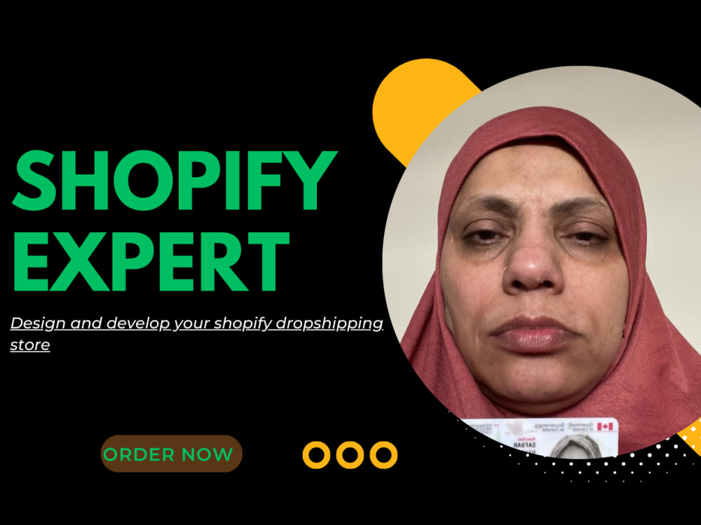 Design and develop a custom shopify website for your brand Or Dropshipping | Upwork