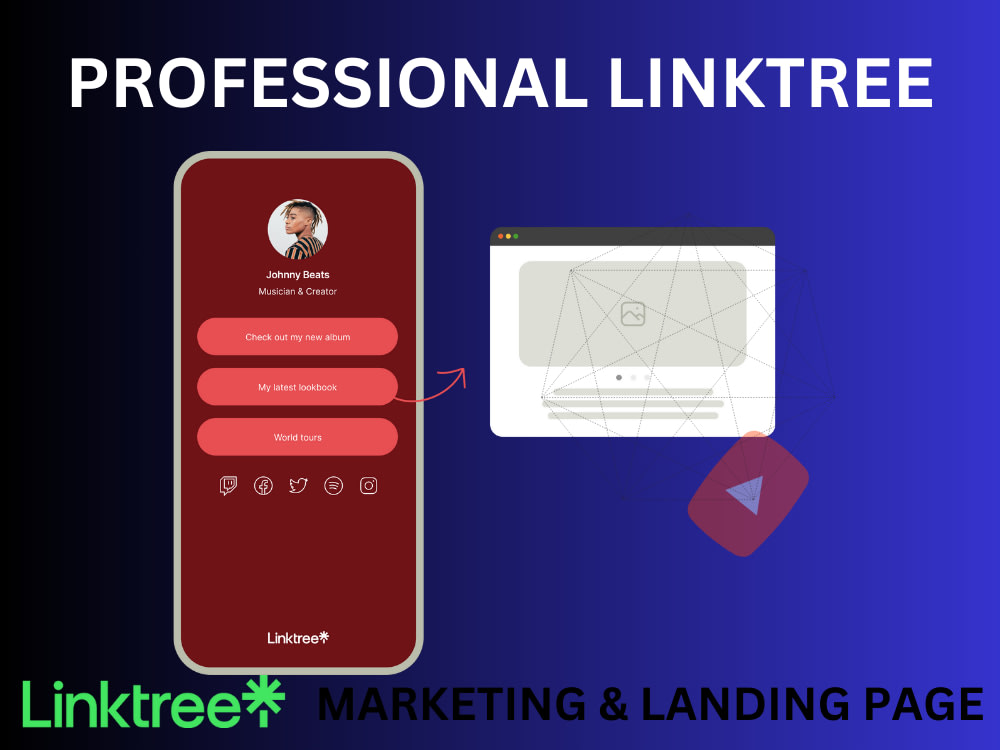 Linktree promotion or bio link marketing Linktree organic traffic | Upwork Linktree promotion or bio link marketing Linktree organic traffic | Upwork