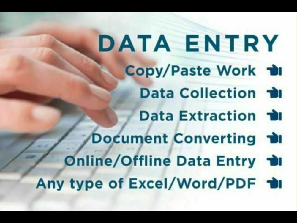 Fast Data Entry, Expert Copy Paste Job Typing with Virtual Assistant servic | Upwork