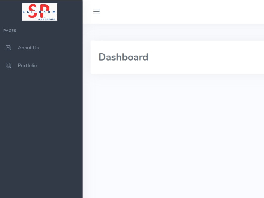 Single Page Blog Website with Admin Side | Upwork