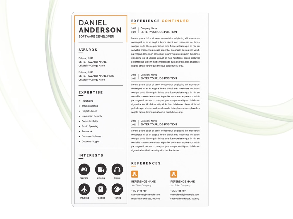 A modern curriculum vitae (CV) | Upwork
