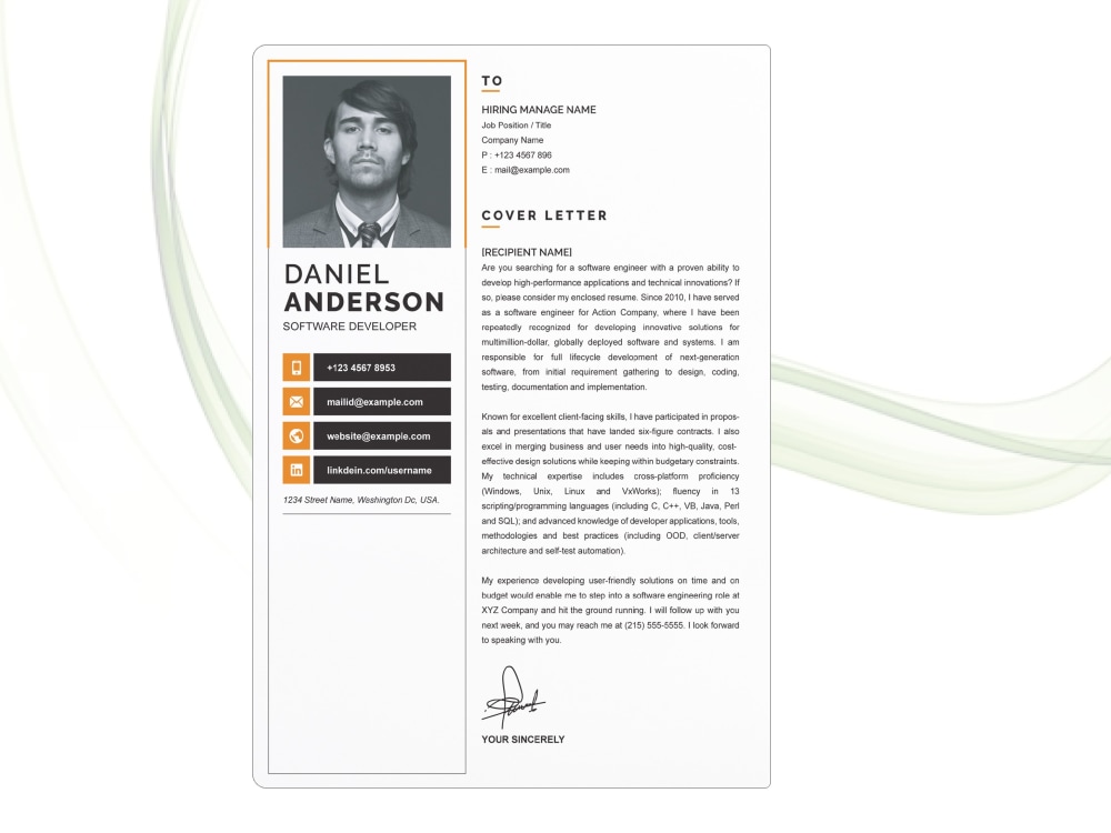 A modern curriculum vitae (CV) | Upwork