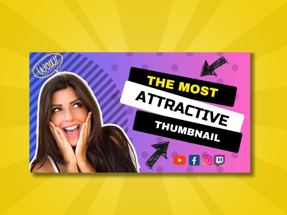 Amazing thumbnail | attractive youtube thumbnail | design thumbnail ...