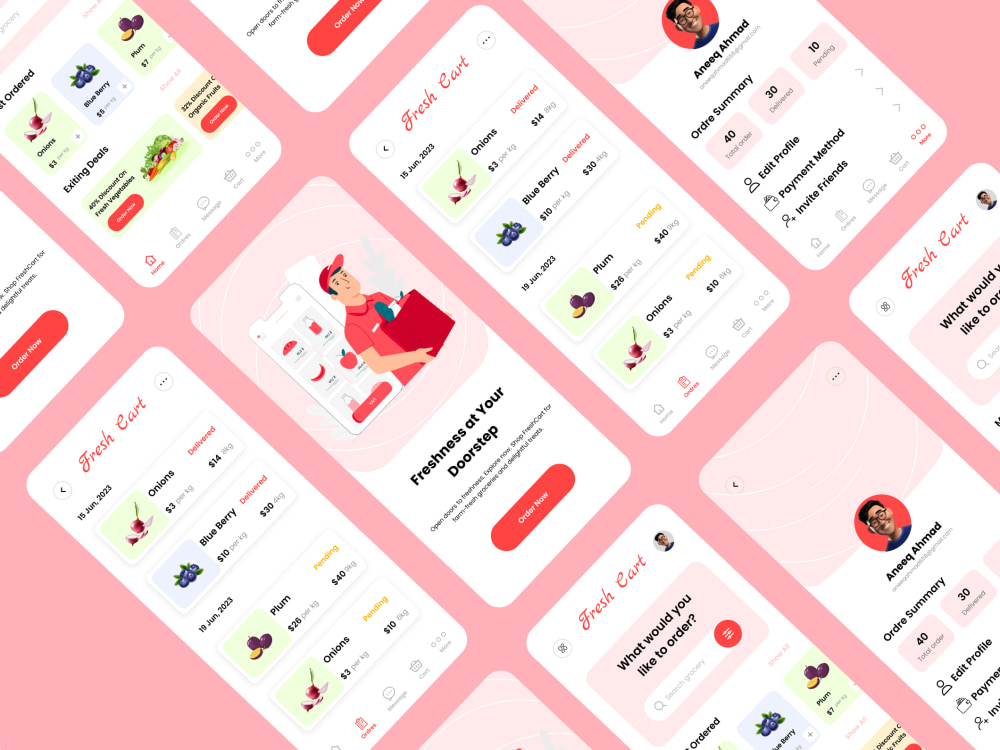 Morden mobile app ui ux design | Upwork