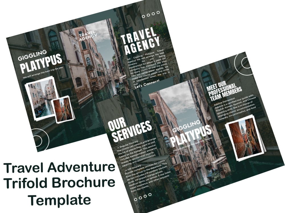 Editable Canva Brochure template for your needs | Upwork