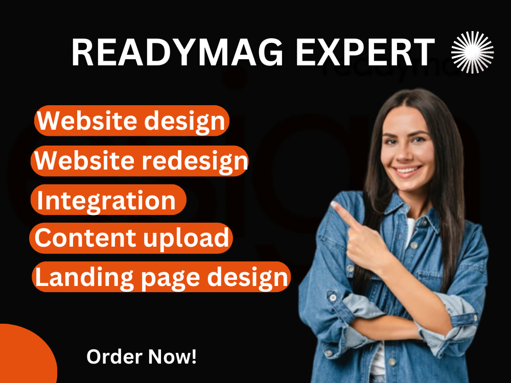 Landing page design, website design, e commerce website with readymag | Upwork