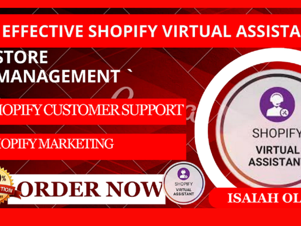 Shopify virtual Assistant, Store management VA, Shopify Customer ...