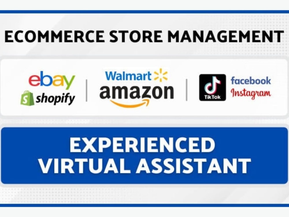 Virtual Assistant for Amazon ebay shopify Walmart | Upwork