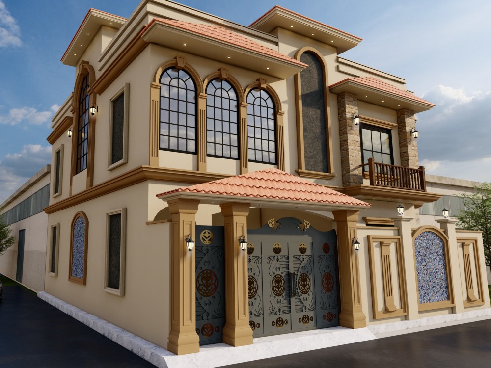 3D Exterior design, architectural design, 3d architectural rendering ...