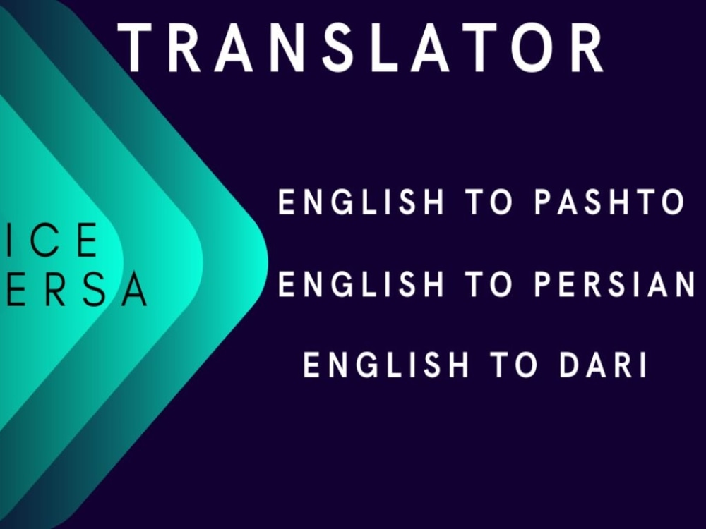 Expert in English to Pashto Translation and Vice Versa. | Upwork