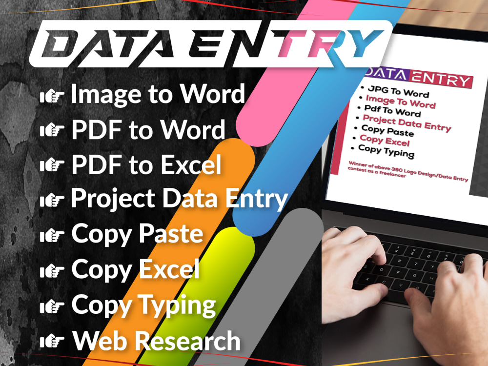 Data Entry, PDF to Word, Typing, Copy Paste, JPG to Word | Upwork