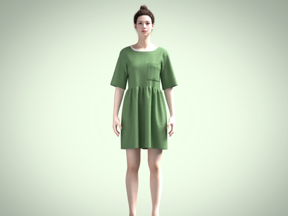CLO3D Model, Virtual Image Of Your Brand Garments | Upwork
