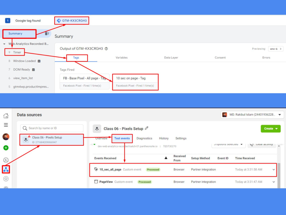 Fix or setup facebook pixel | Upwork