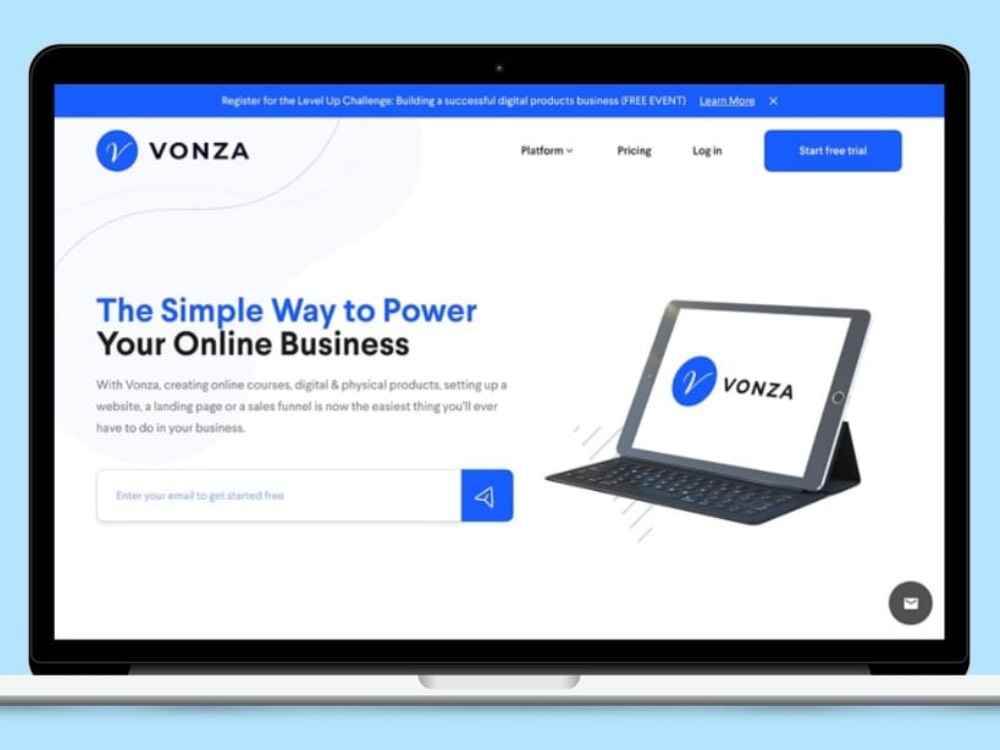 An awesome design on your Vonza website, Vonza online course, Vonza ...