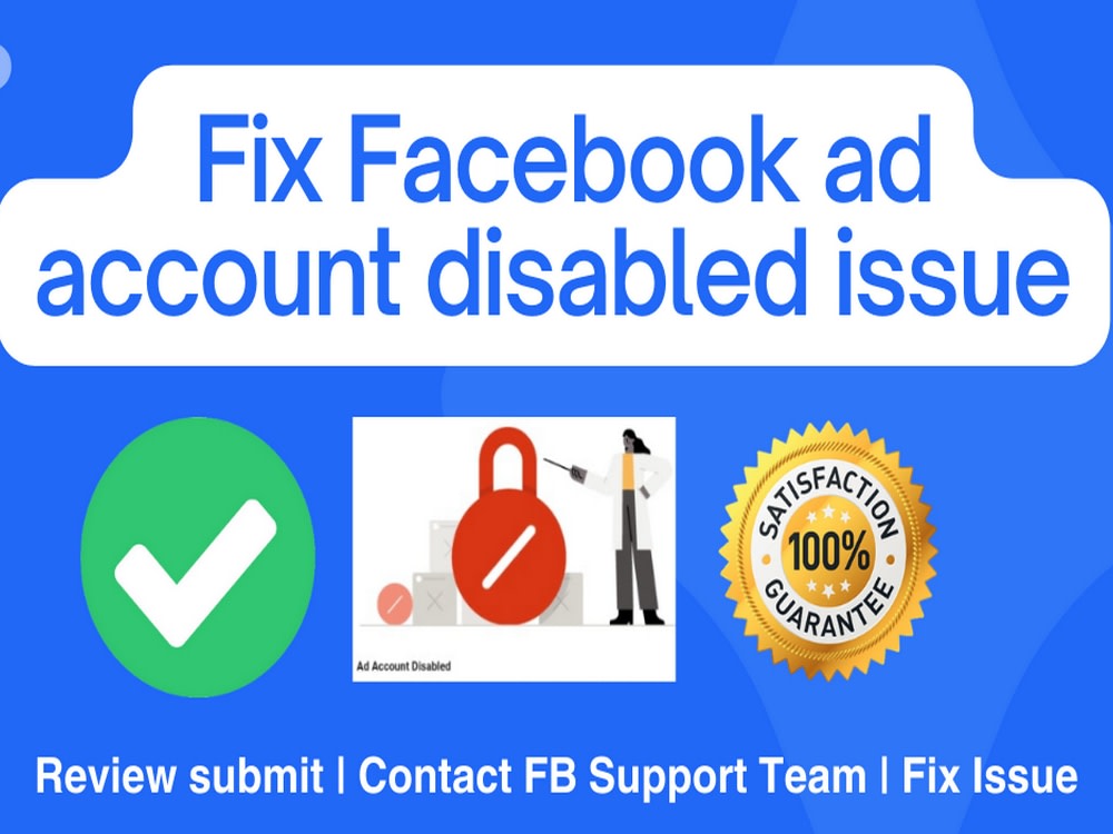 Fix Facebook ad account disabled issue | Upwork