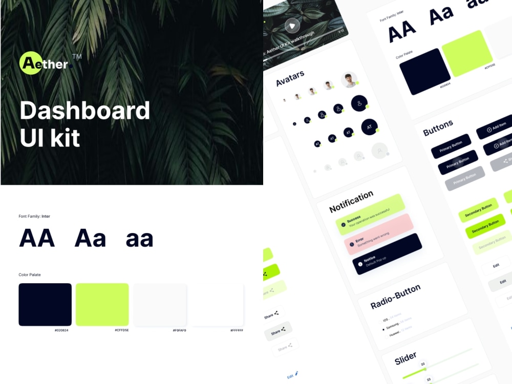 Modern Dashboardl UI kit | Upwork