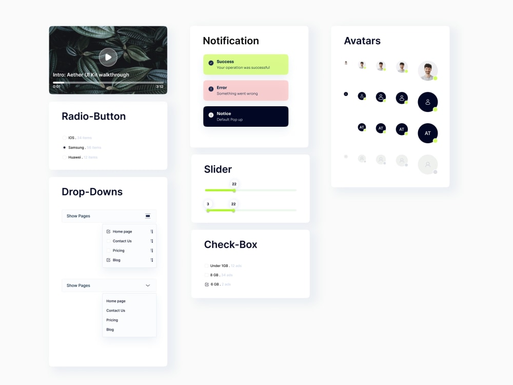 Modern Dashboardl UI kit | Upwork
