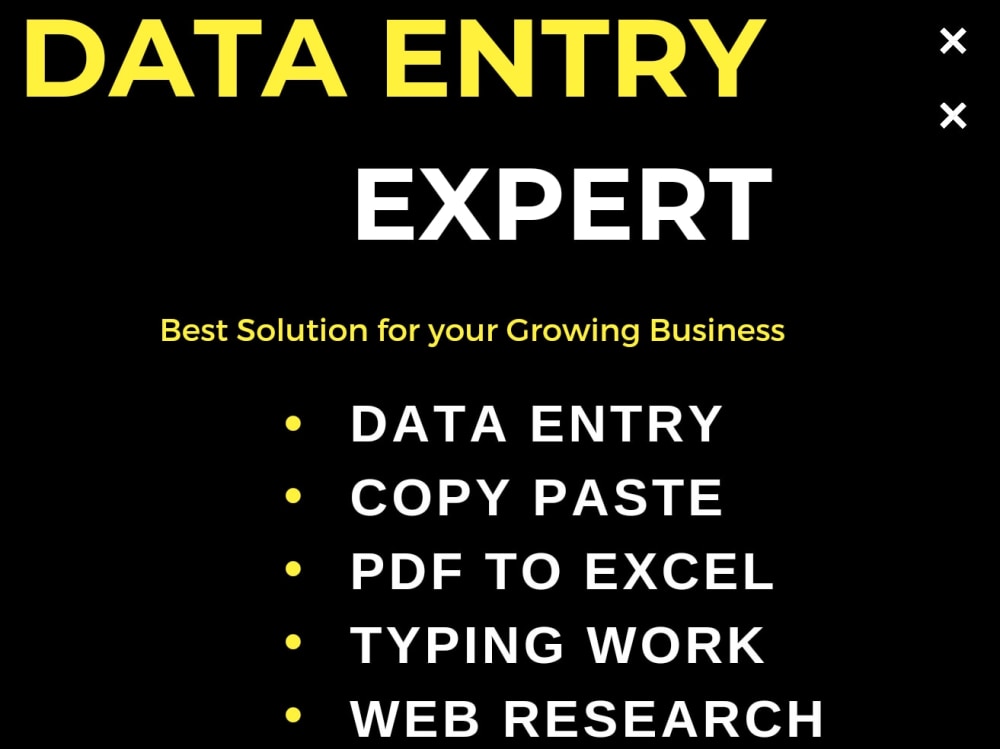 Professional & Fast Data Entry Services with 100% Accuracy | Upwork
