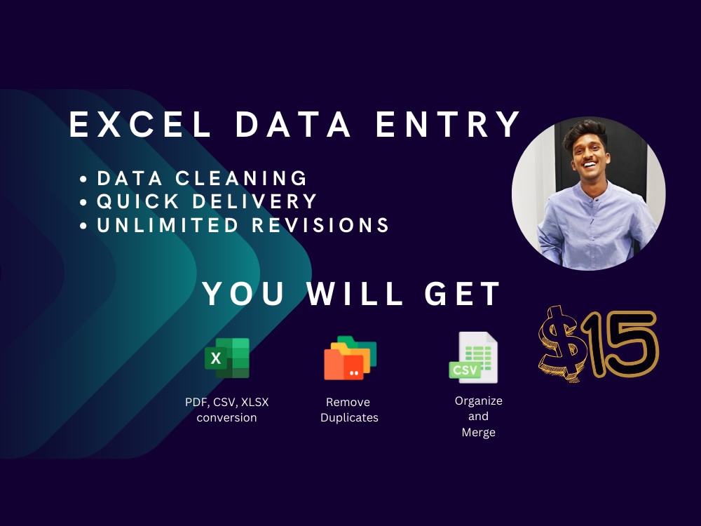 Cleaned, merged, and organized the format of Excel or CSV file | Upwork