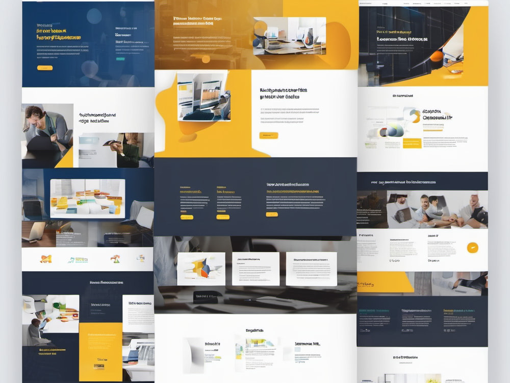Responsive html css js bootstrap5 website landing page | Upwork