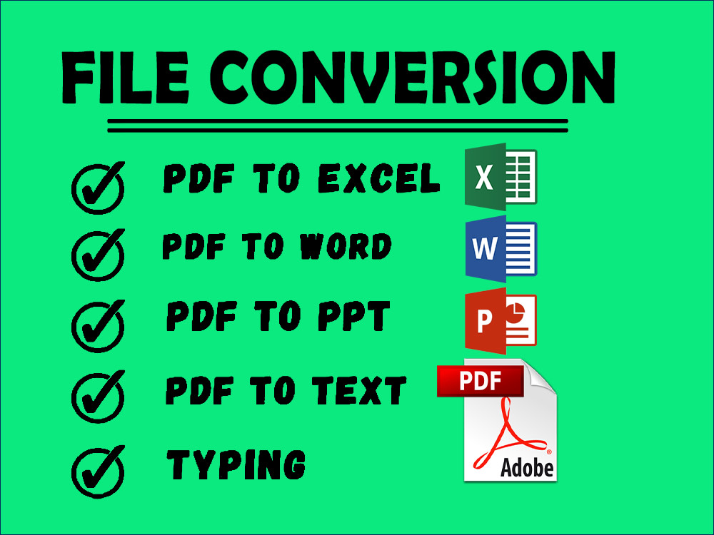 PDF to Word/Excel conversion | Upwork
