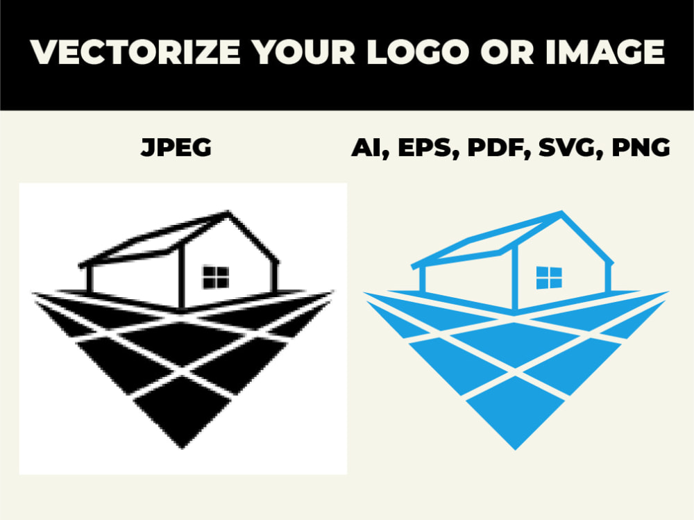 Vector tracing, vectorize image, convert logo to vector (with small ...