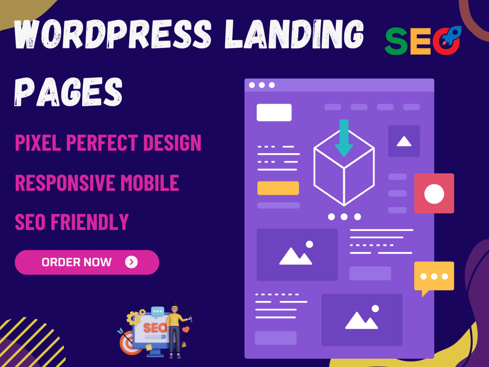 A highly converting WordPress Landing Page | One Page Website | Upwork