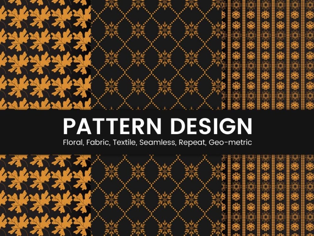 A professional seamless pattern, fabric, textile & repeat pattern ...