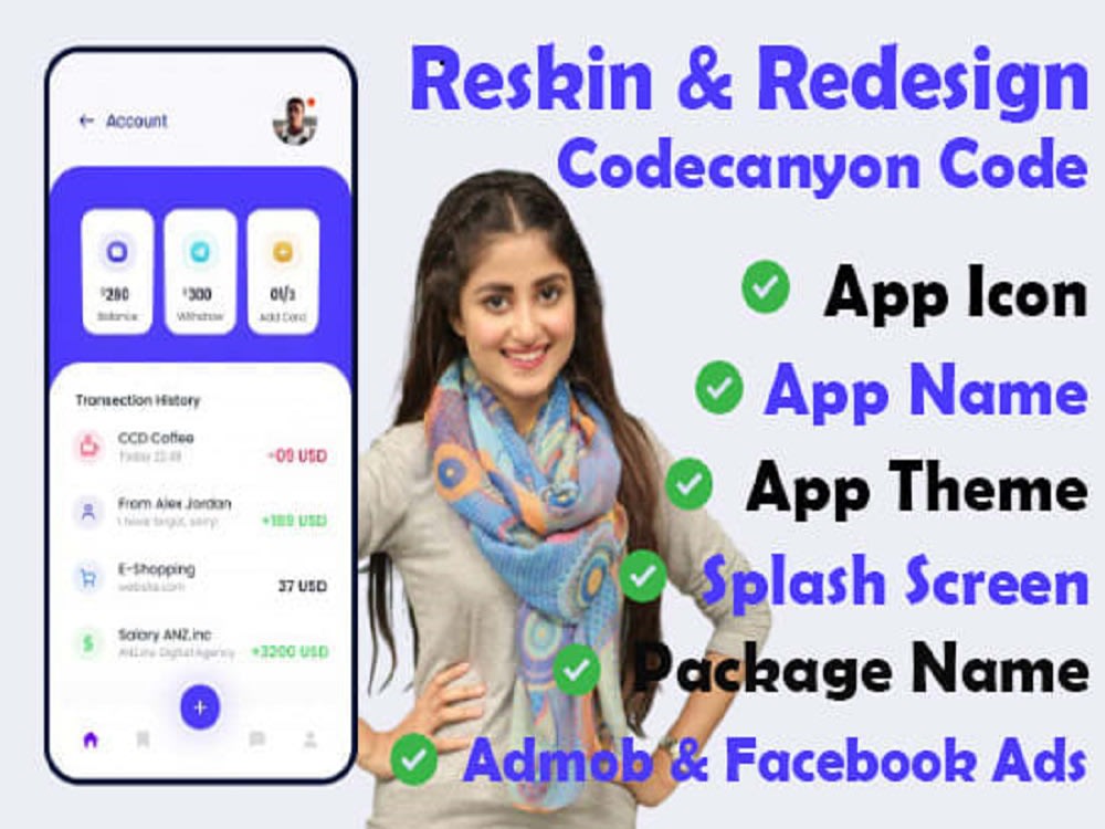 Reskin redesign modify android app codecanyon source code | Upwork Reskin redesign modify android app codecanyon source code | Upwork