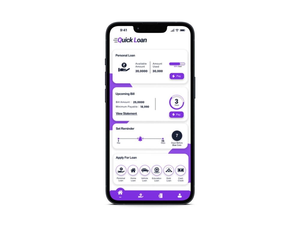 Loan Application User Interface | Upwork