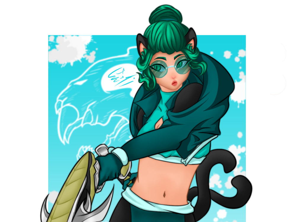 A stylized semi-realistic Illustration | Upwork