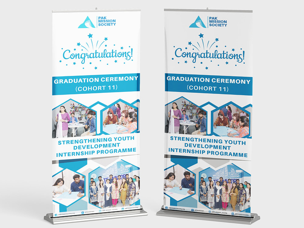 Printable corporate banners and standee designs for event branding | Upwork