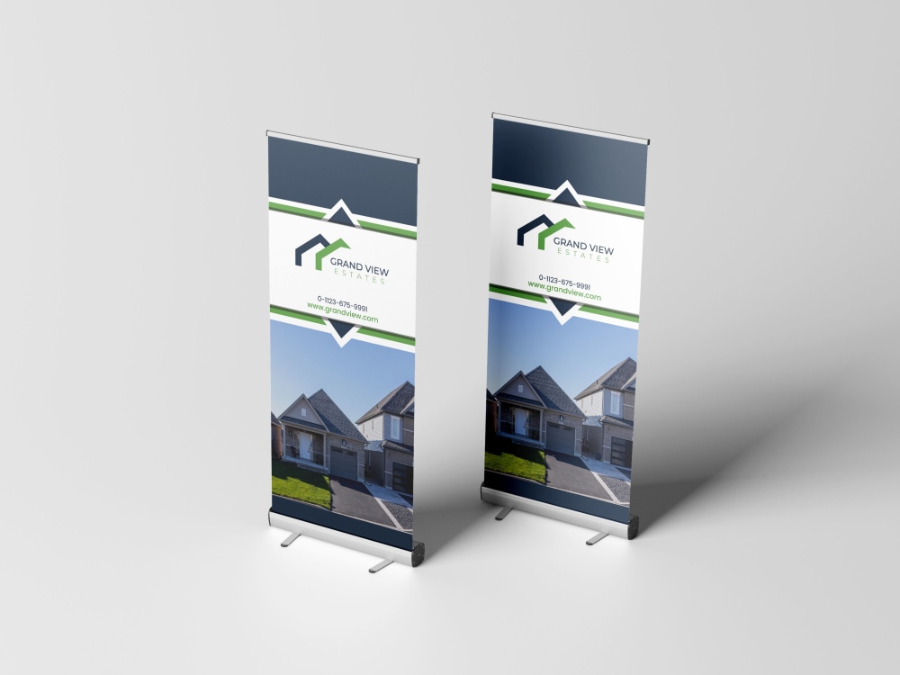 Professional retractable banner, standee and x stand | Upwork